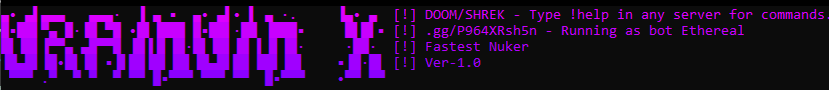 GitHub - neptunnx/UraniumX-Nuker: A fast efficient discord nuker.