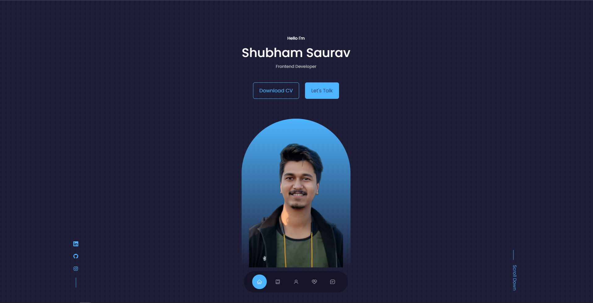 GitHub - shubhamsaurav09/portfolio: portfolio page to showcase my ...