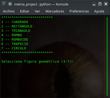 GitHub - JoseFerDel/metria: Programa escrito en python para calcular ...