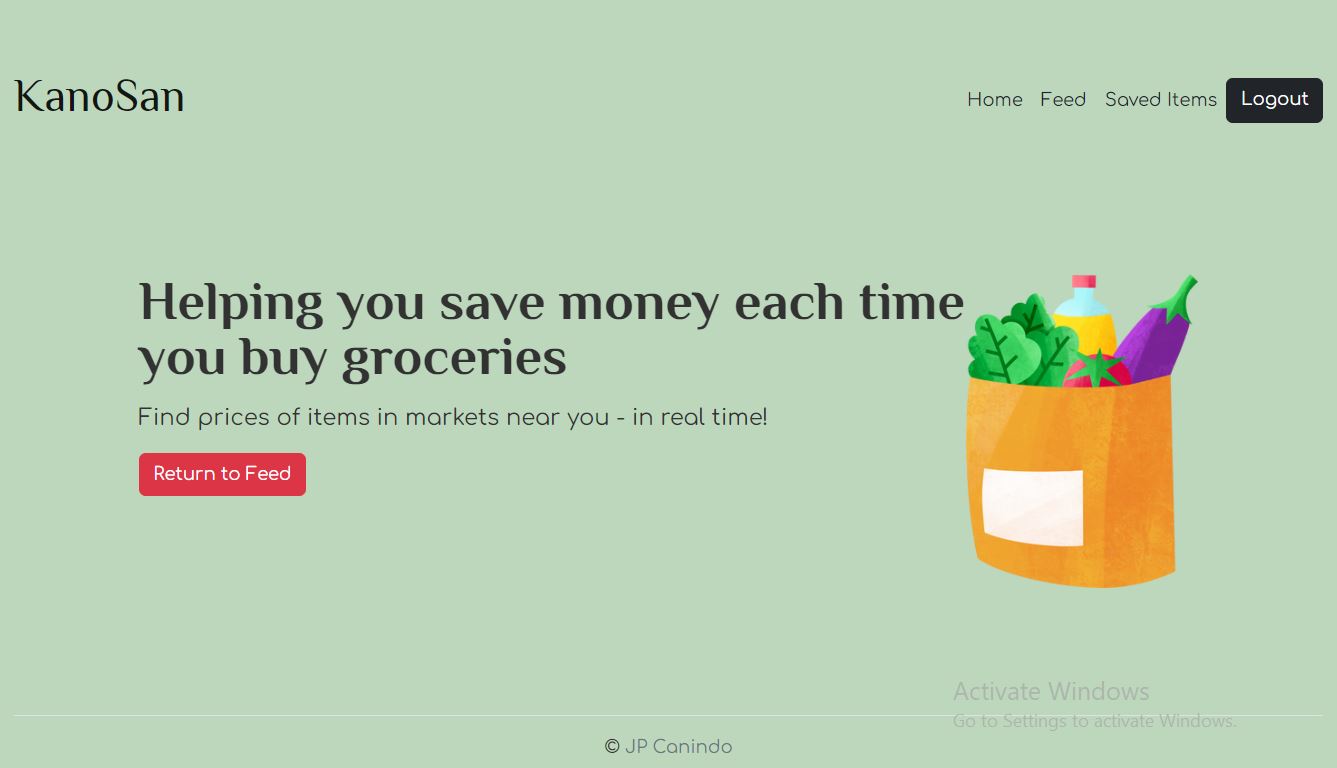 GitHub - Illuztrado/kanosan: A crowdsourcing platform enabling users to compare prices of basic ...