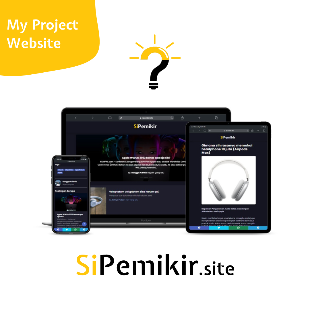 GitHub - ranggaadithia/SiPemikir: SiPemikir is sharing information web-based platform, managed ...
