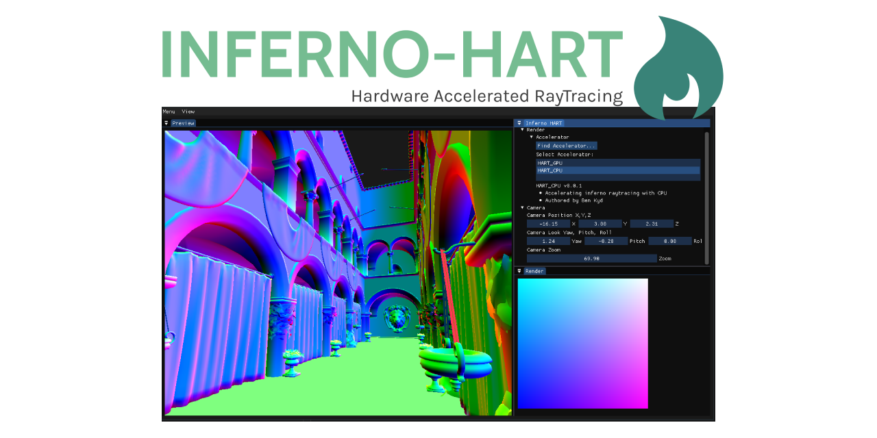 GitHub - benkyd/inferno-hart: Inferno v3.0 Hardware Accelerated RayTracing