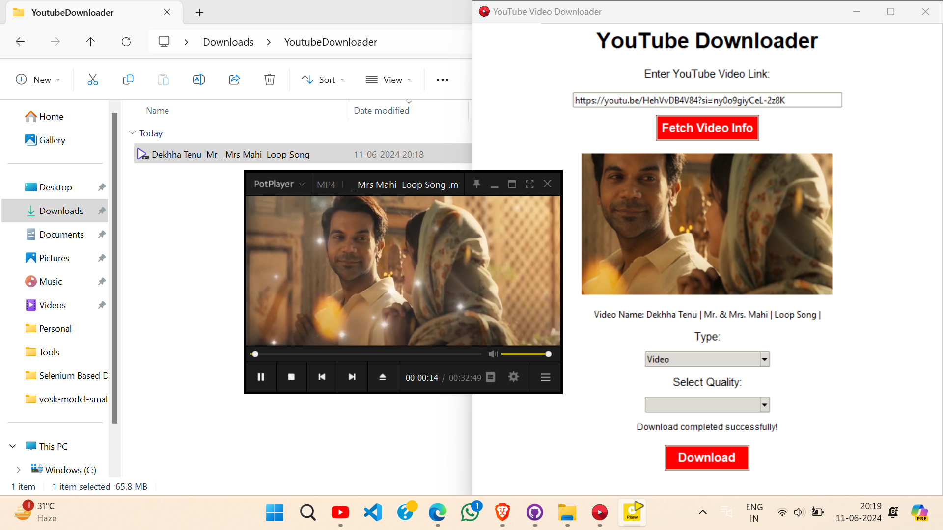GitHub - RaviPaliwal/Youtube-VDO-DOWNLOADER-APP: Tkinter GUI App