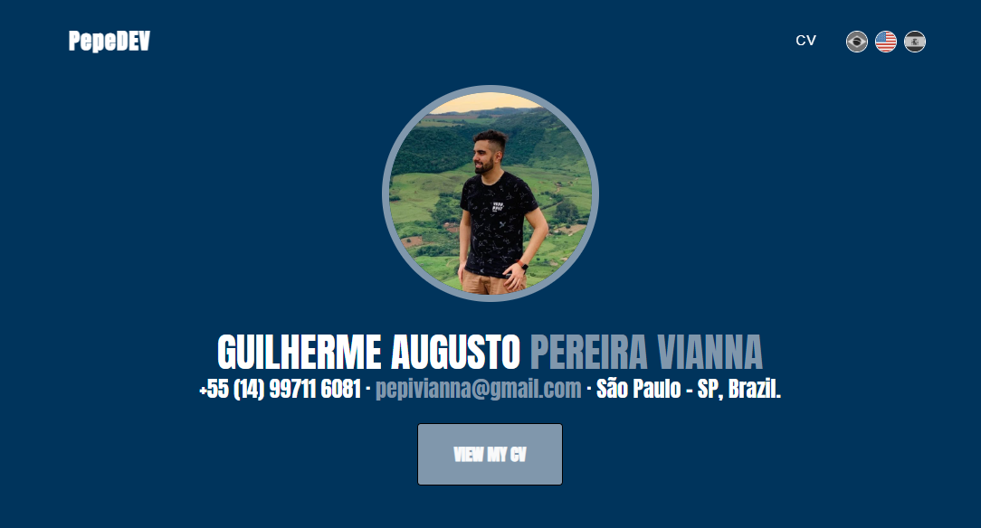 GitHub - PepeVianna/My-Personal-Website-CV: My CV website