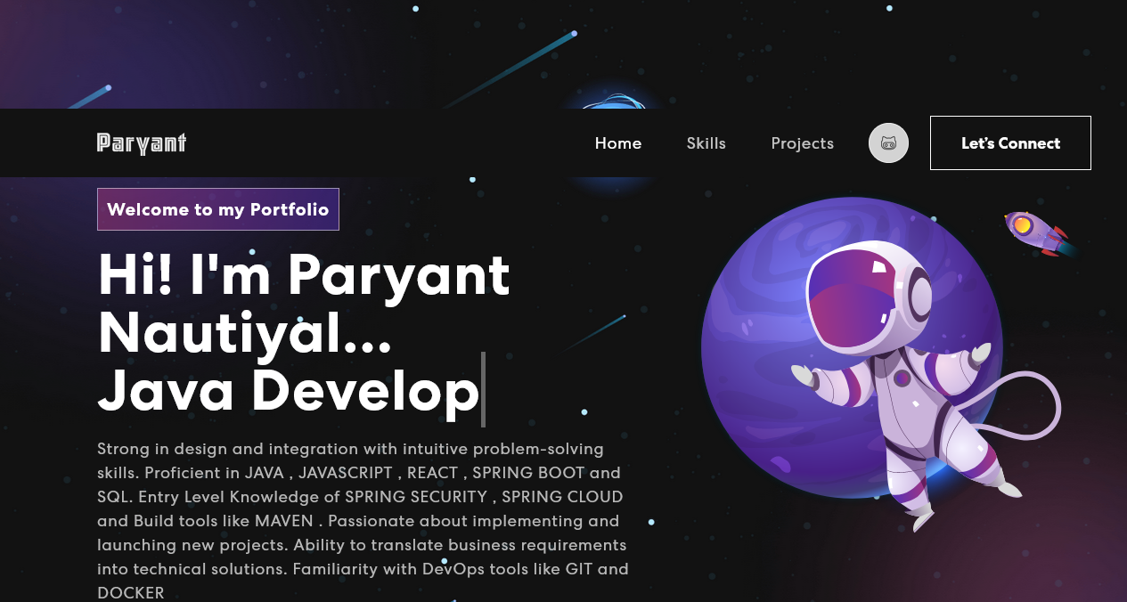 GitHub - ParyantNautiyal/portfolio: Prortfolio using React
