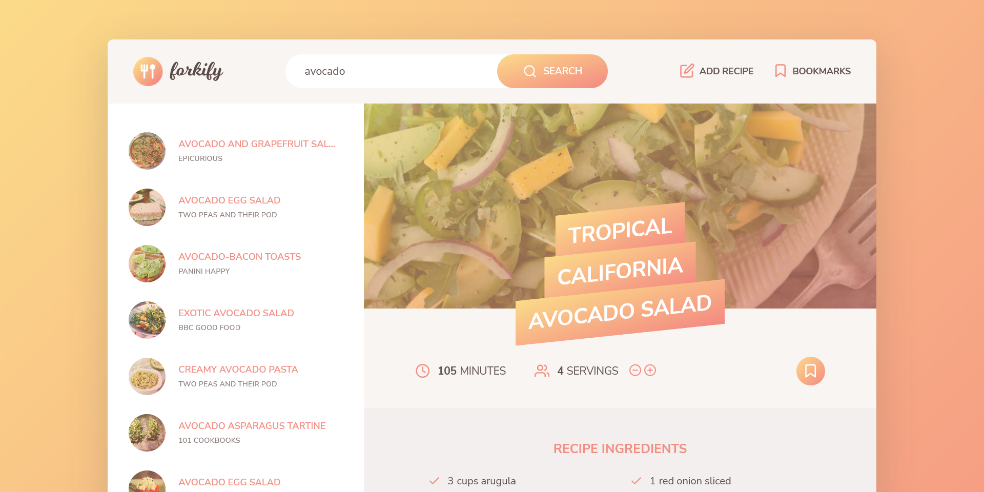 GitHub - saitamason/forkify: Search for recipes, bookmark them, or upload your own.