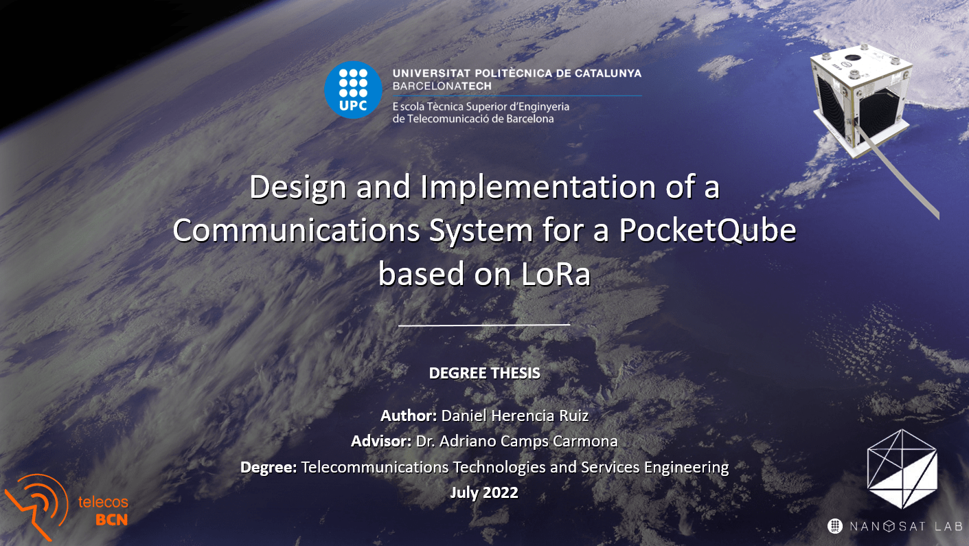 GitHub - daniel-herencia/Final_Degree_Thesis: Design and Implementation of a Communications ...