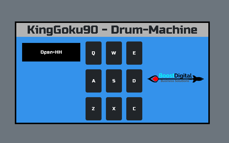 GitHub - KingGoku910/drum-machine: This project kind of works like a looper device that DJ's use ...