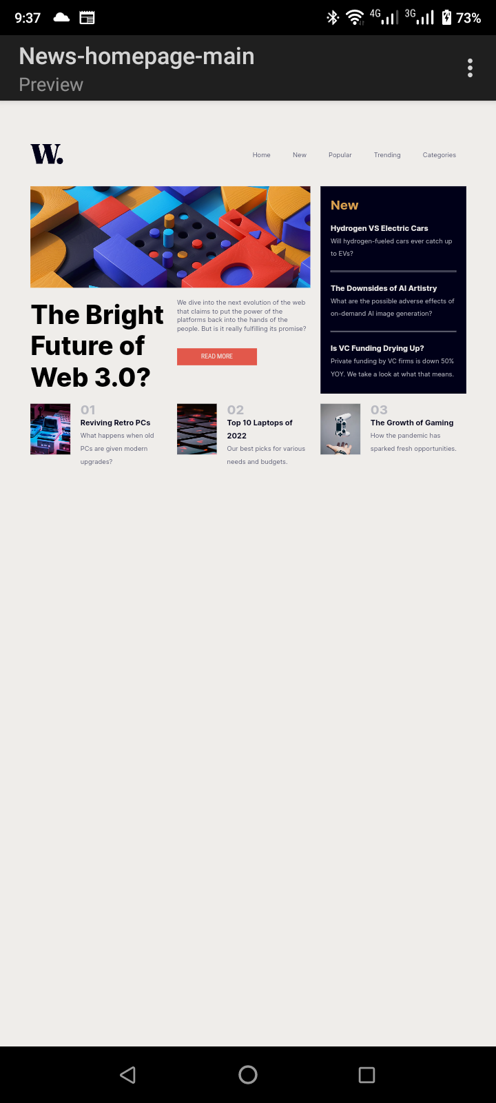 GitHub - Mmeri24/news-homepage-main