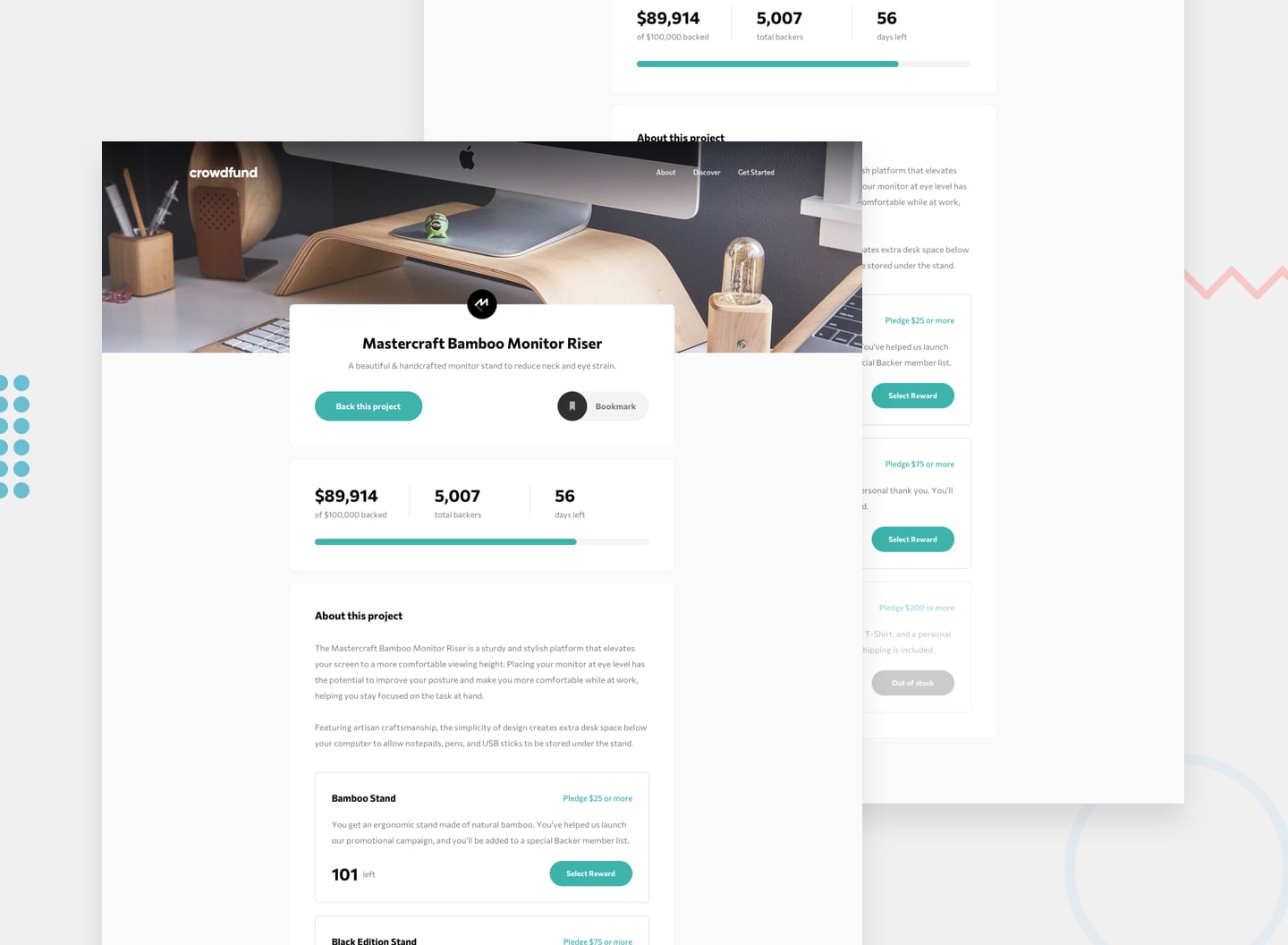 GitHub - kayegalon/crowdfunding-product-page: frontend mentor challenge, junior: crowdfunding ...