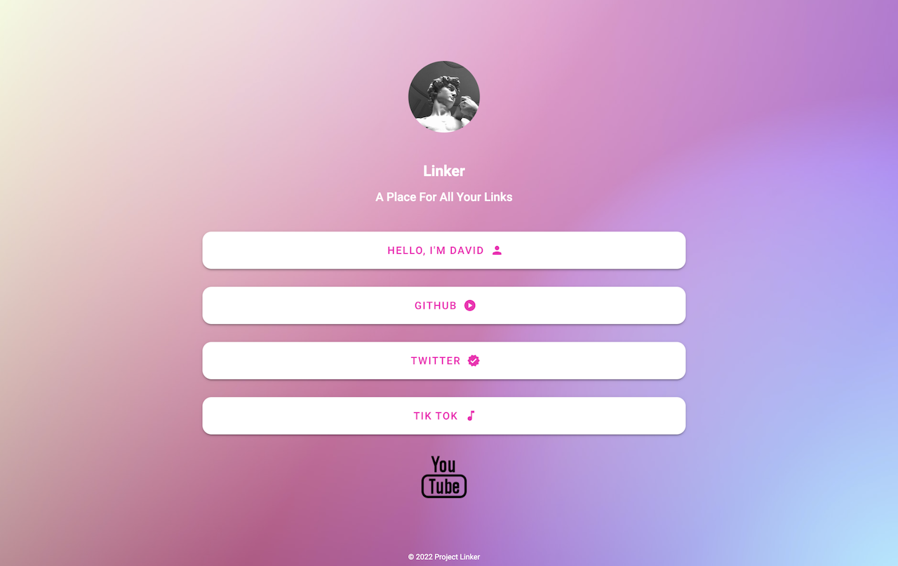 GitHub - iojason/linker: Linker is a simple page to share all your links in one place quite like ...