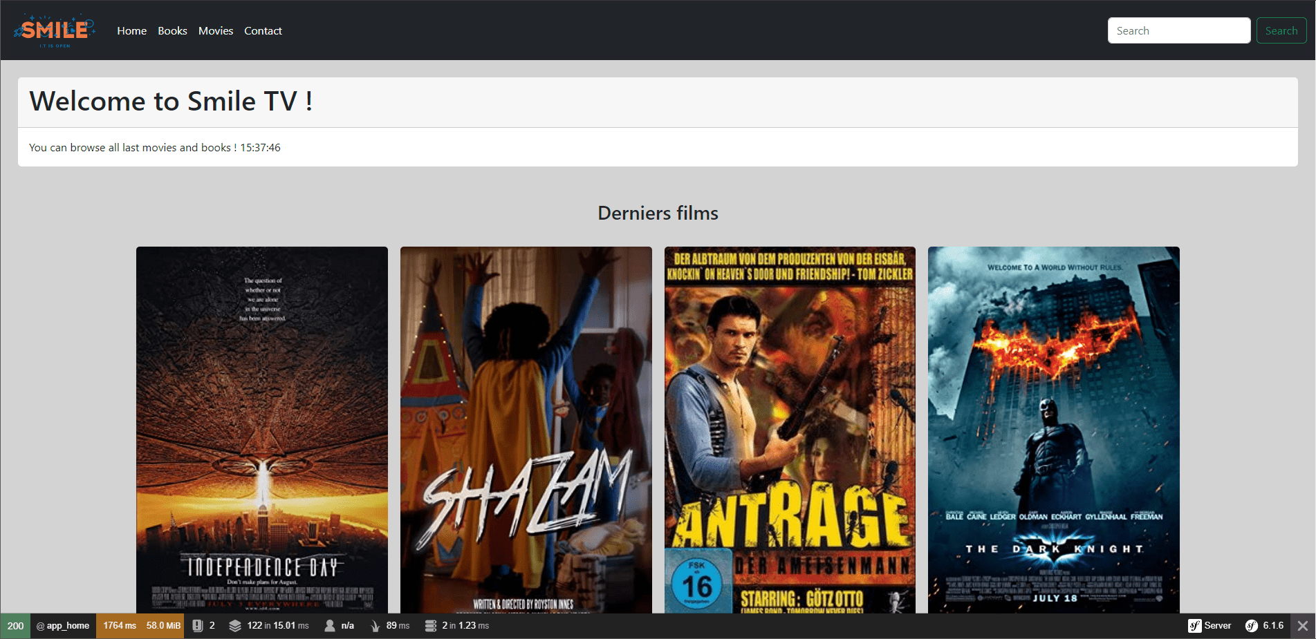 GitHub - Smile-Formations/Smile-TV-Symfony: Formation start & master sur Symfony 6.x