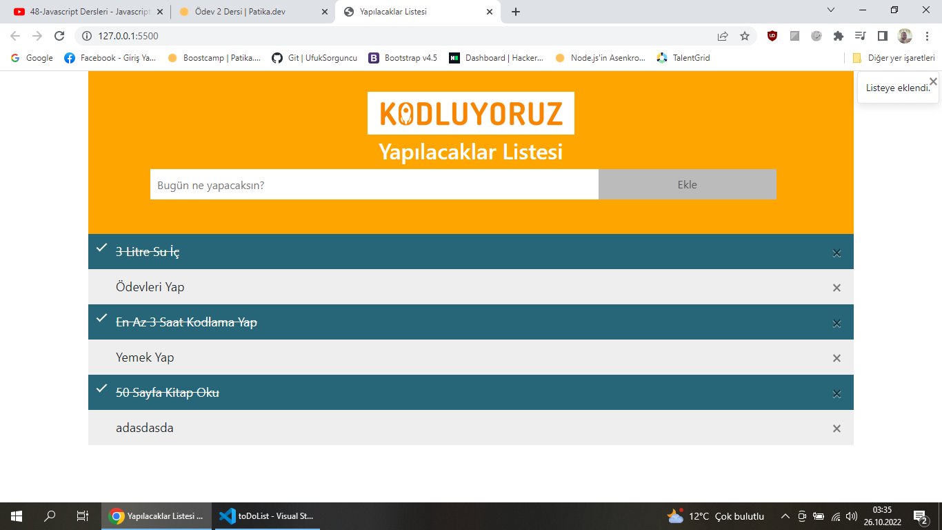 GitHub - UfukSorguncu/toDoList GitHub - UfukSorguncu/toDoList