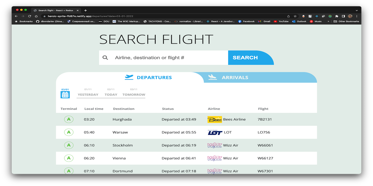 GitHub - dbondariev/airport-react-redux