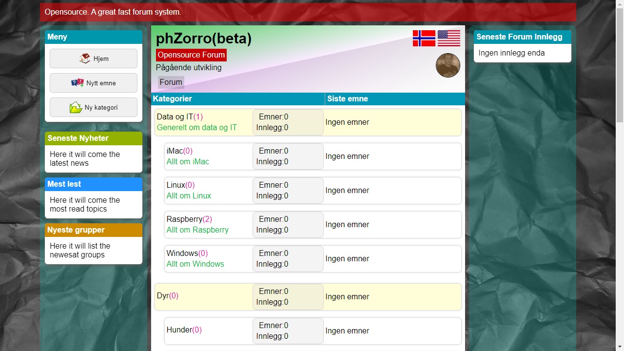 GitHub - Fantablup/phZorro: Free opensource PHP forum system