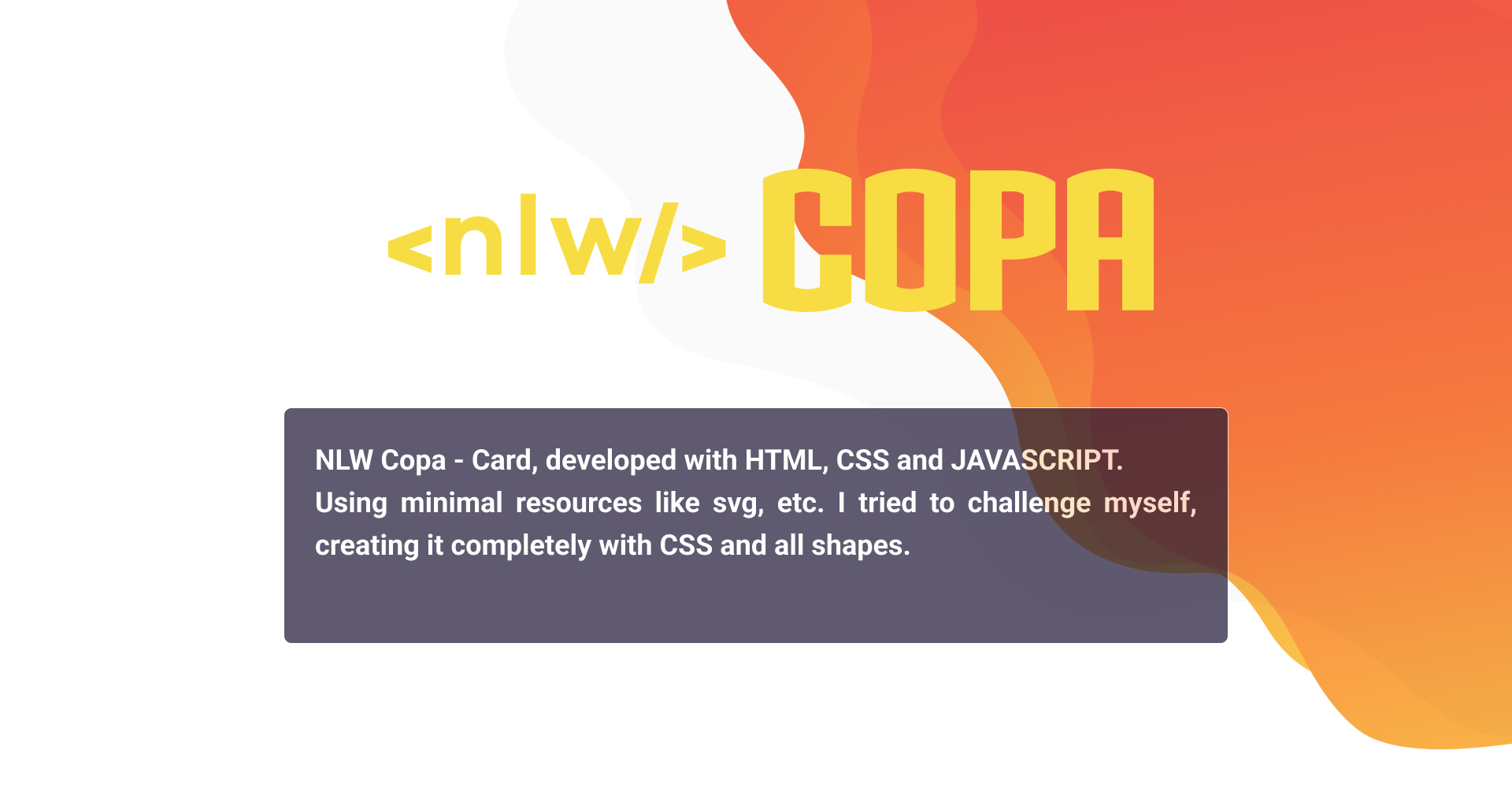 GitHub - gw-rodrigues/nlw-10-copa-card: NLW Copa - Card, developed with HTML, CSS and JAVASCRIPT ...