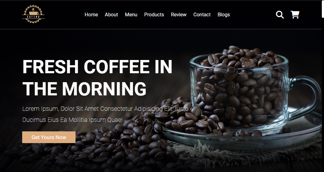 GitHub - ErickAV04/Coffee-Shop: This is a full responsive website ...
