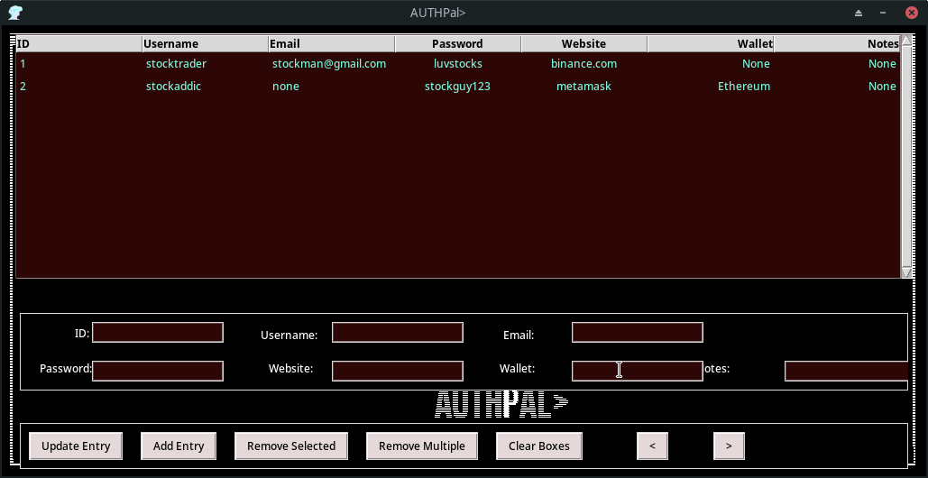 GitHub - joshjetson/authpal: Save and manage all your usernames and passwords