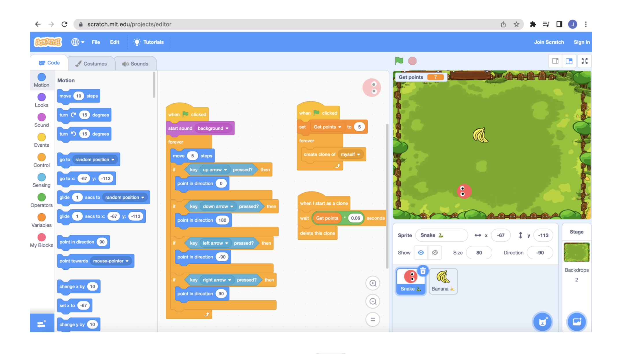 GitHub - 13717982/Greedy-Snake: Simple operation ⬆️⬇️⬅️ ️ can manipulate the snake's course of ...