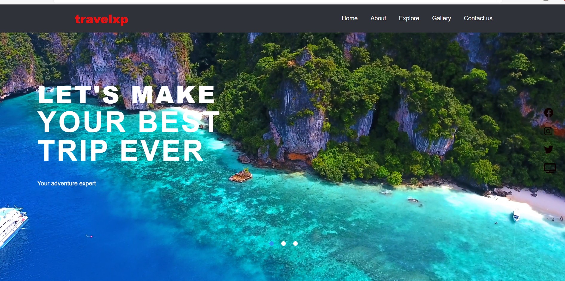 GitHub - namrata1852/travel-guide-website: tourism website