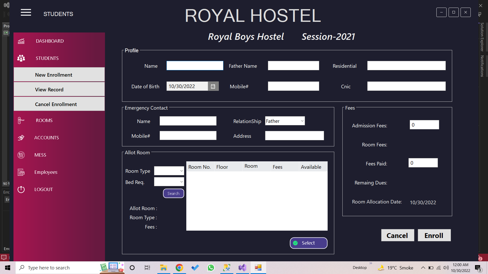 GitHub - code-by-raheel/Hostel-Management-System
