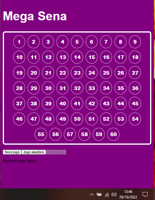 GitHub - Roberlanderrsilva/Projeto-MEGA-SENA1