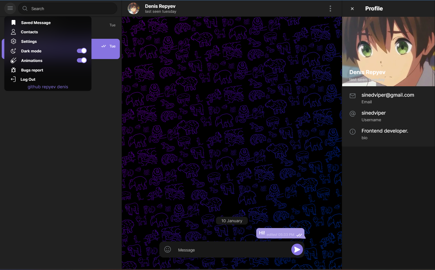 GitHub - sinedviper/dove-client