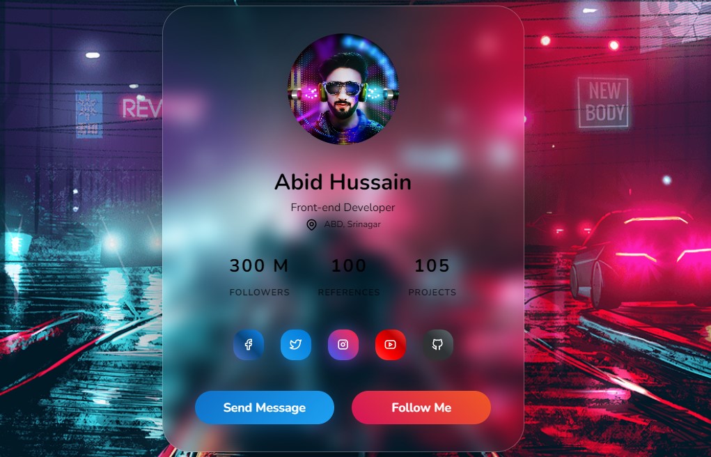 GitHub - op10y/profile-card-alpha: checkout new profile card for your ...