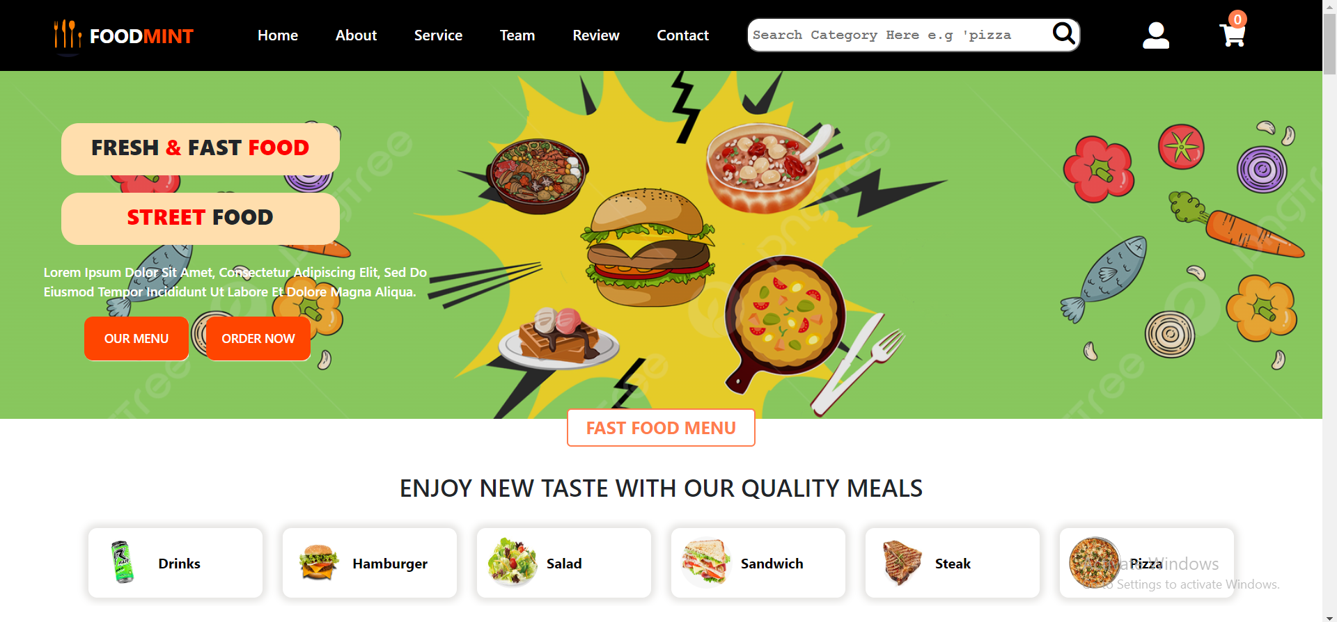 GitHub - devayodele/foodmint: A react food order app