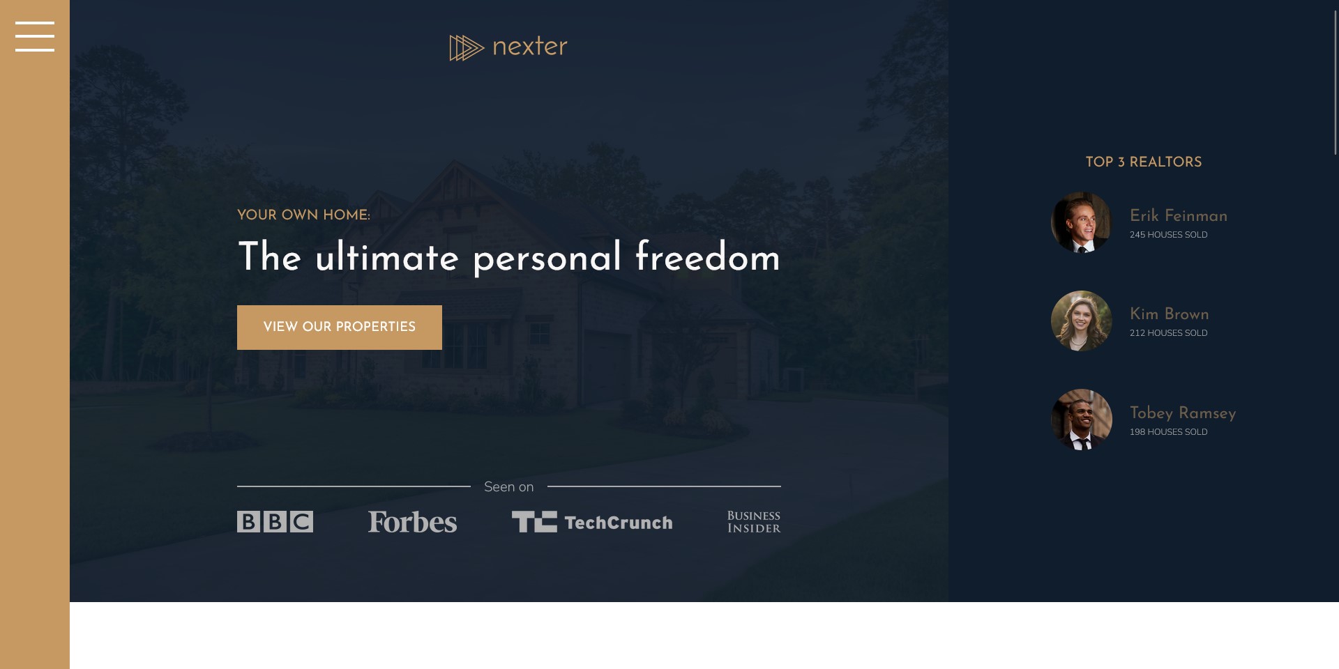 GitHub - saitamason/nexter: Demo landing page for a fictional company that sells luxury homes.
