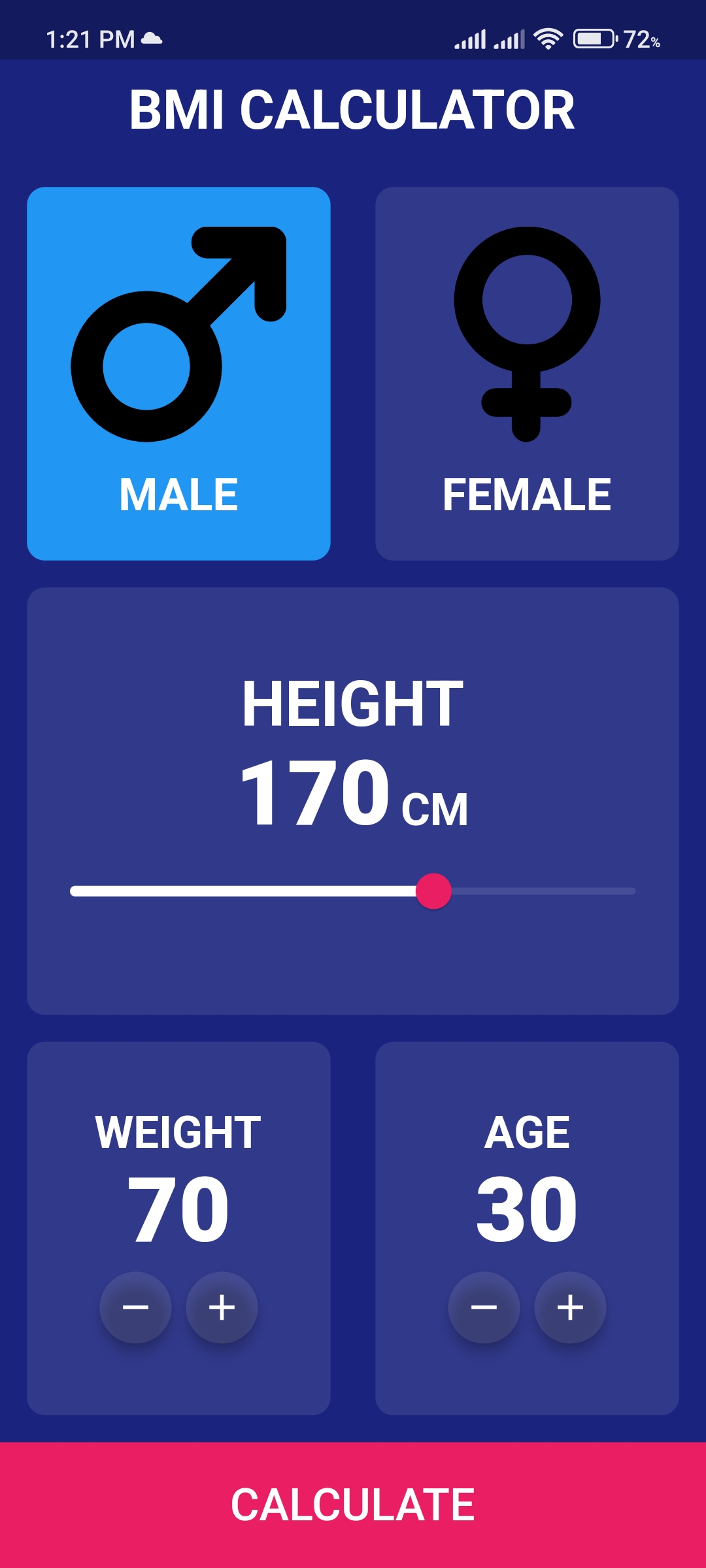 GitHub - YosophAhmed/bmiCalculator