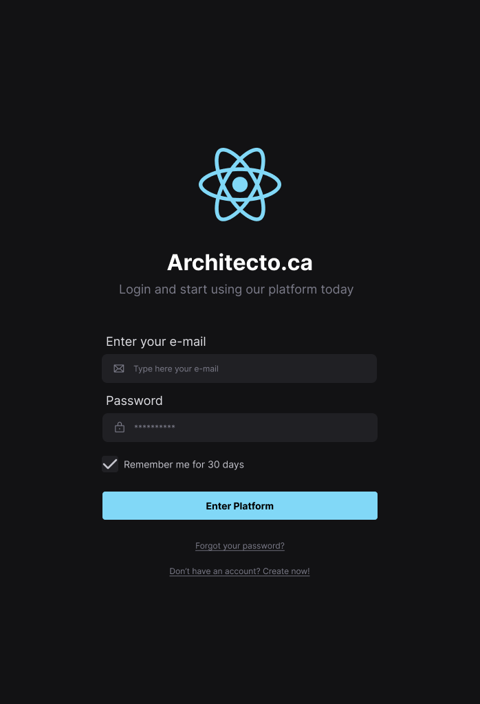 GitHub - rodrigofelga/Login_Architecto: Figma to React exercise
