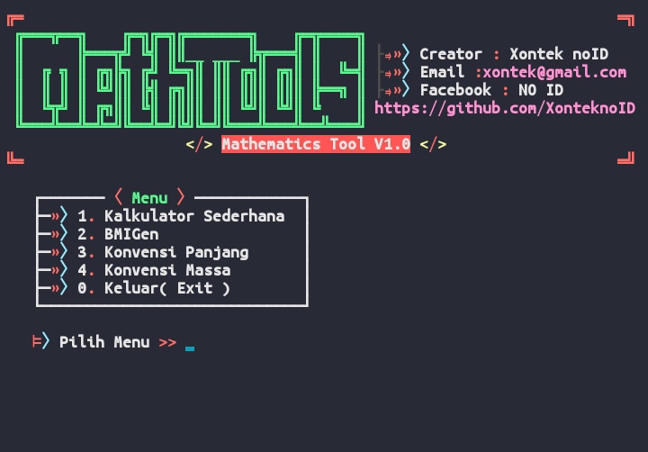 GitHub - XonteknoID/mathtools