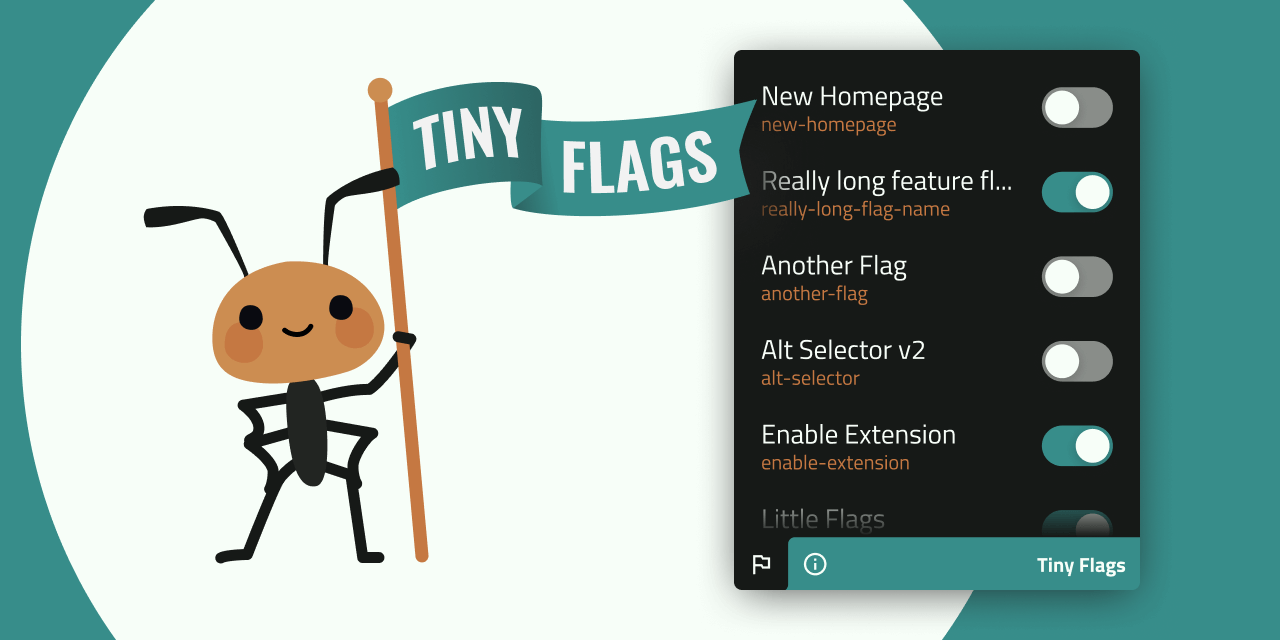 GitHub - matiasbontempo/tiny-flags-extension: Tiny Flags companion extension