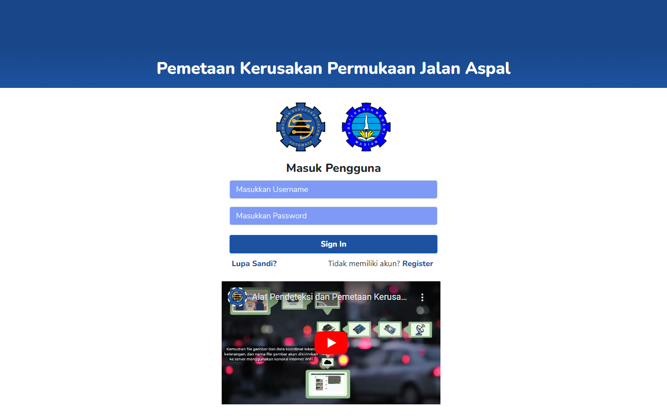 GitHub - epn-andy/web-pemetaan-kerusakan-permukaan-jalan-aspal
