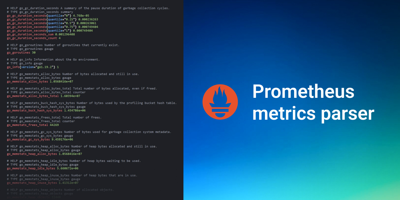 GitHub - butschster/prometheus-parser: Prometheus data parser to AST written on PHP8