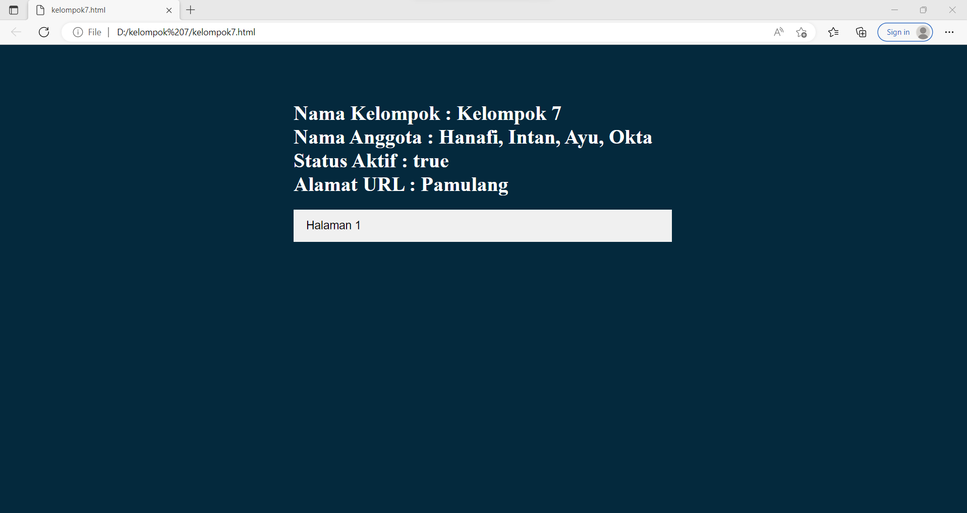 GitHub - initialhaa/kelompok7