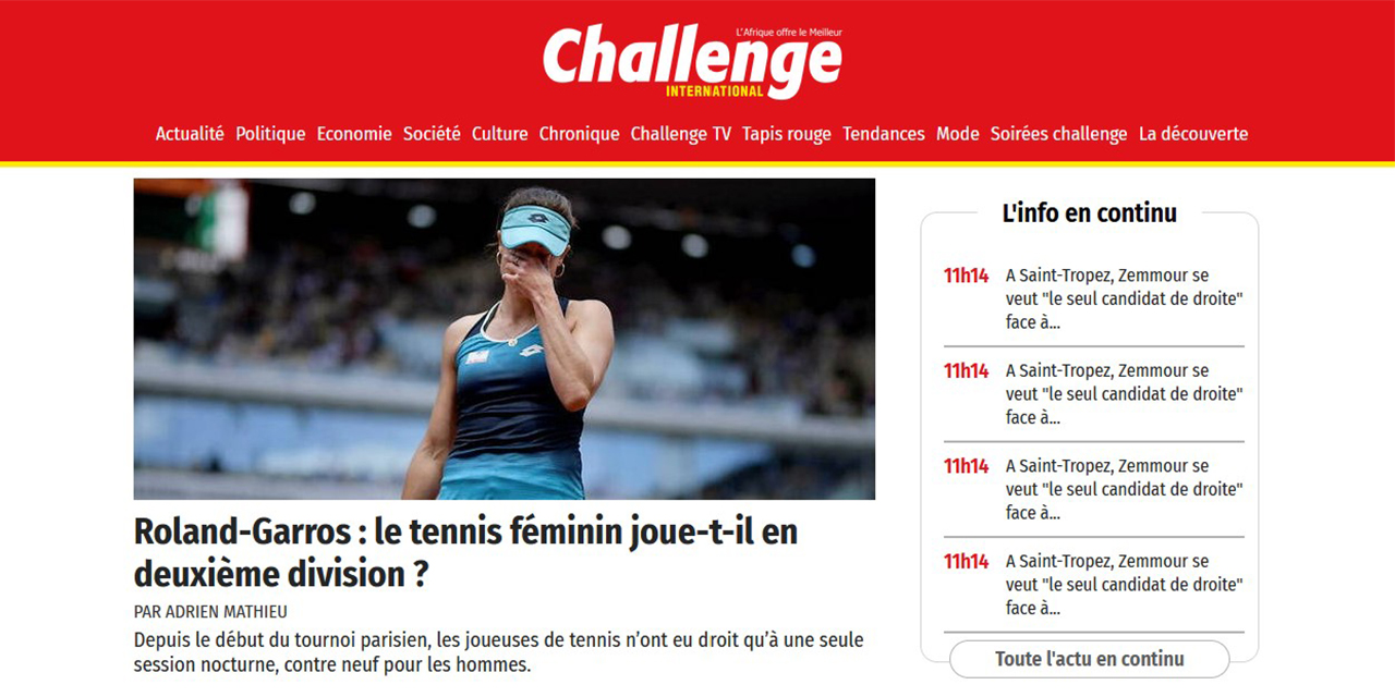 GitHub - TeddyMedjio/challenge-international: Website de magazine