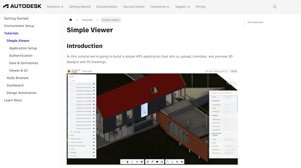 GitHub Autodesk platform services aps tutorials website APS