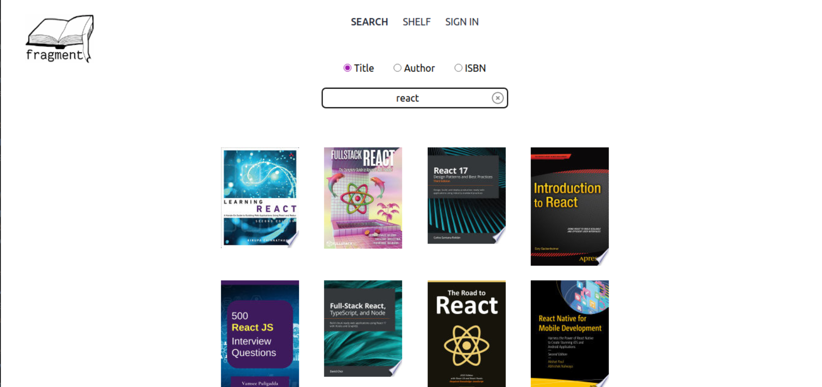 GitHub - davidfers/fragment: Record your favorite books fragments