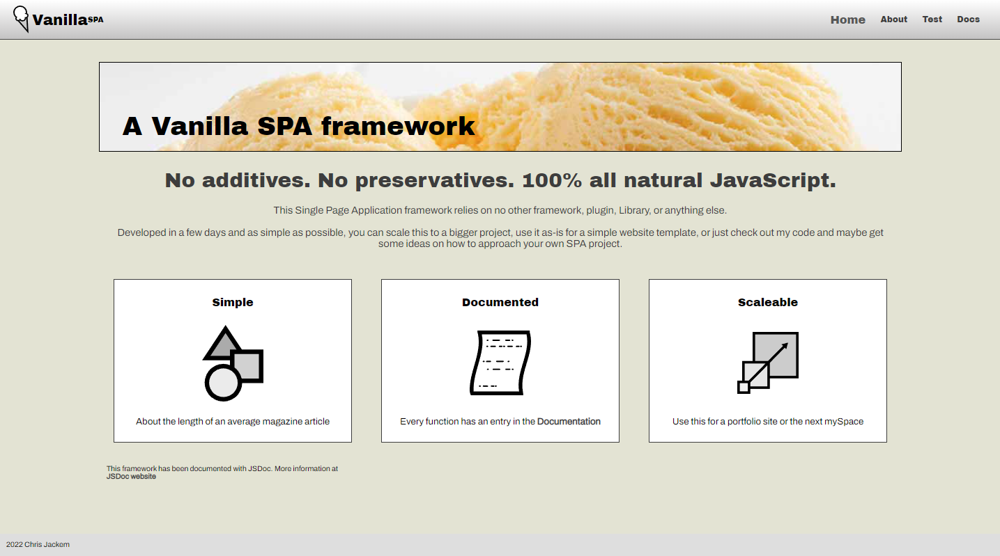 GitHub - ChrisJackem/Vanilla_SPA: A Simple Vanilla Single Page App Framework