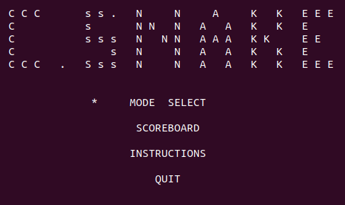 GitHub - AidenManuel/C-Snake: This is a rudimentary C implementation of Snake which uses the ...