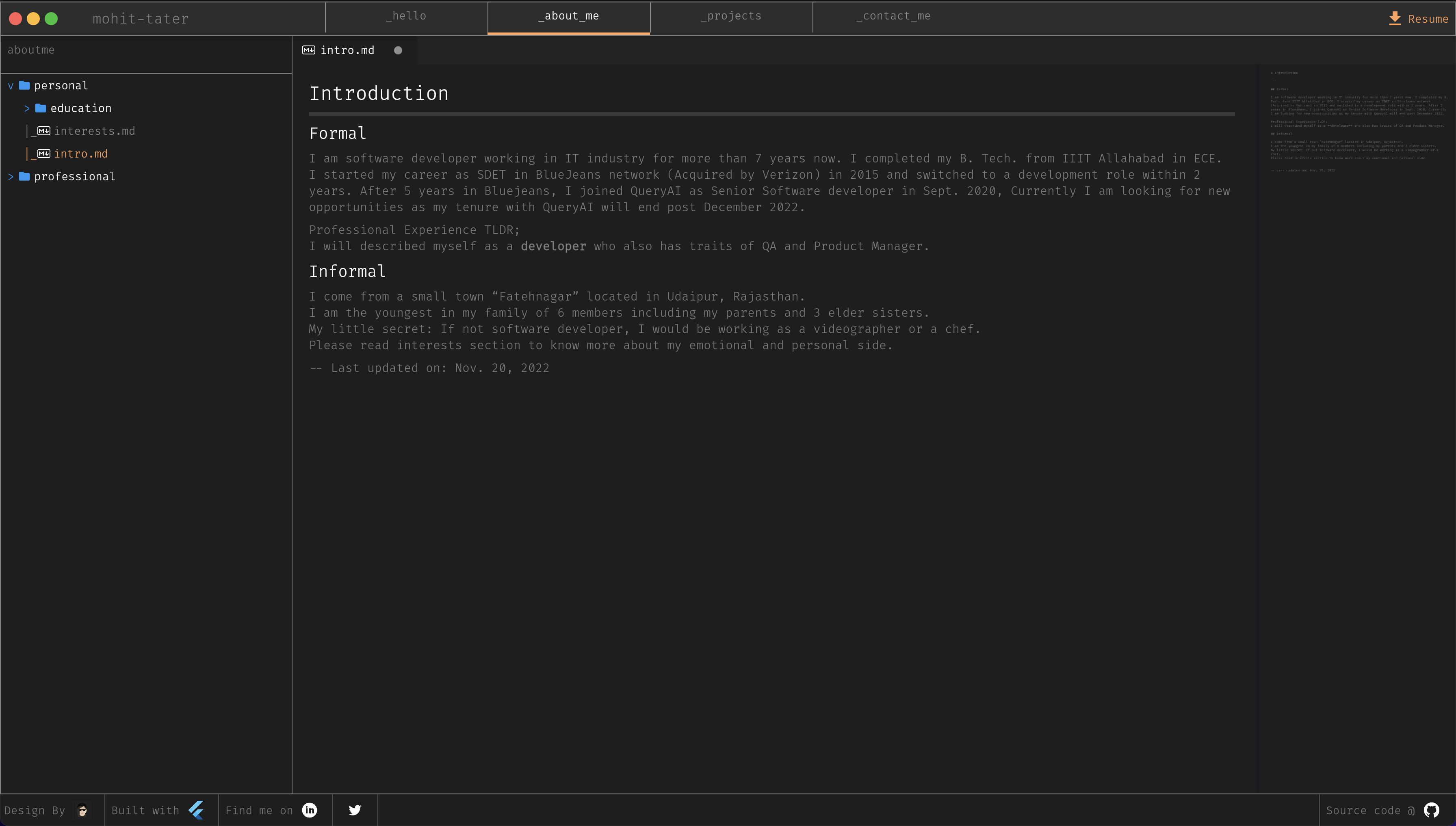 GitHub - mnttnm/mohit_portfolio