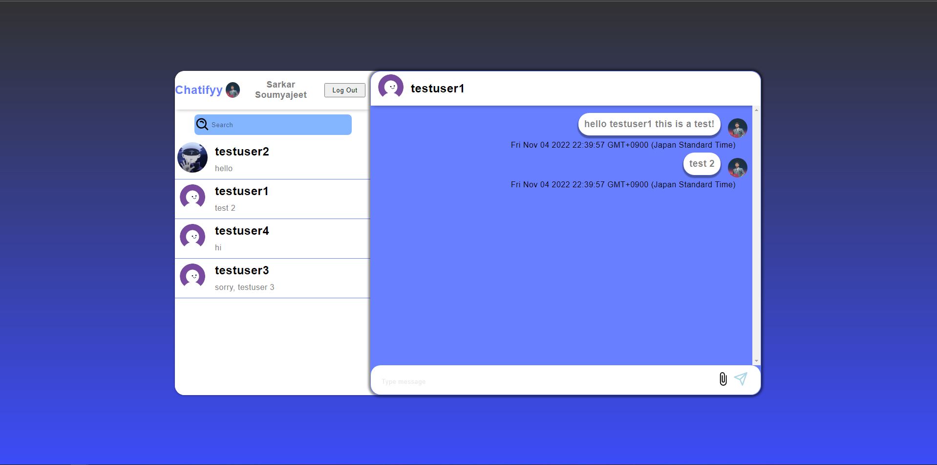 GitHub - SoumyajeetSarkar/chatify-app