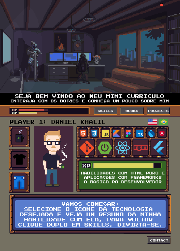 GitHub - danielkhalils/interactive-resume-react: Projeto Geme Currículo ...