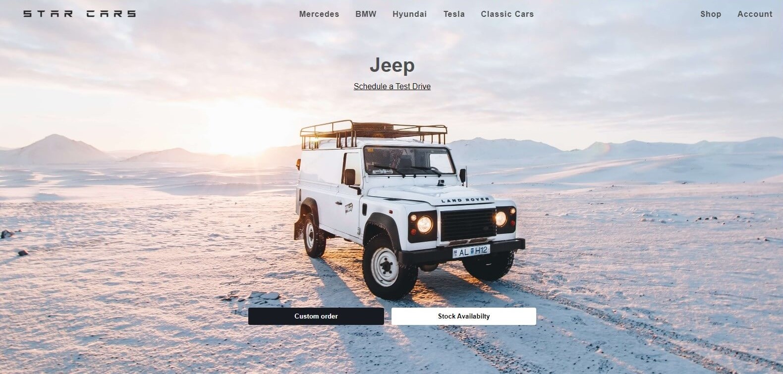 GitHub - Exodera/Star-Cars: Automobile Store Website