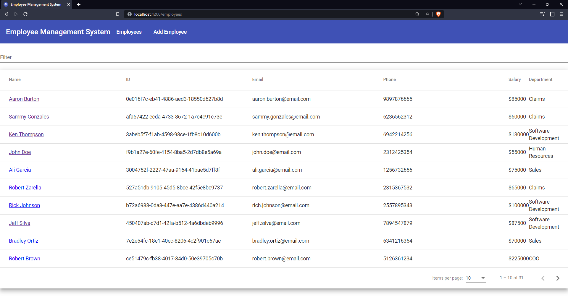 GitHub - kylemanleydev/Employee-Web: Angular Employee Management System ...