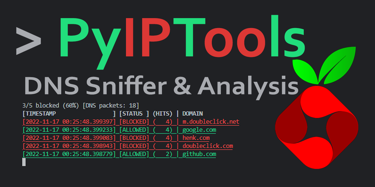 GitHub - kat-does-code/PyIPTools: DNS sniffer and analysis