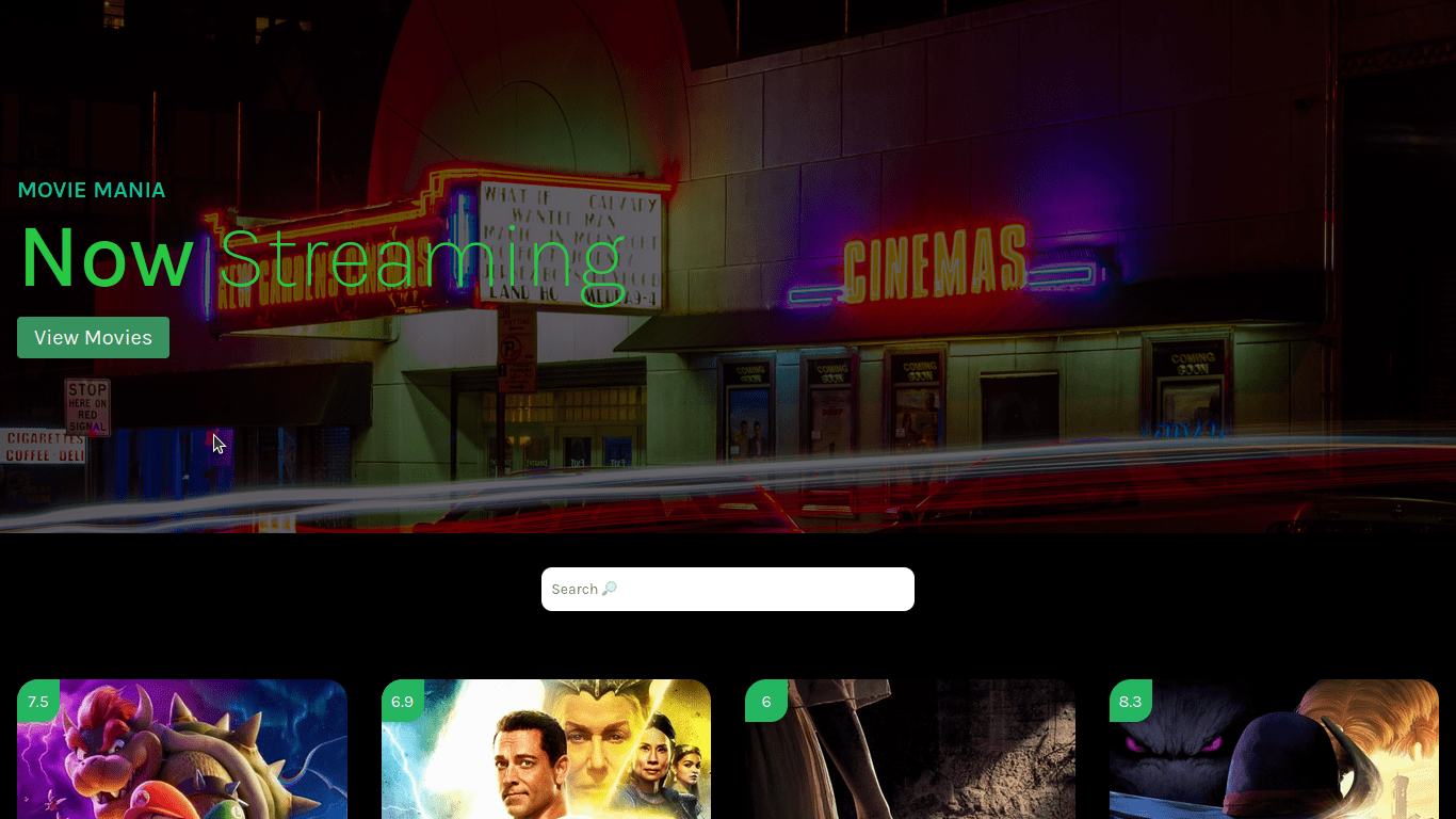 GitHub - thisiskaransgit/Movie-Mania: Movie application to search for the desired movies and web ...