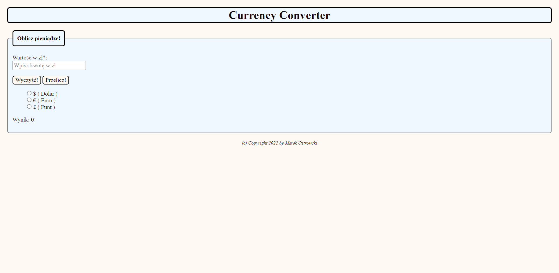 GitHub - Rutlawski/currency-converter: A simple currency converter made ...